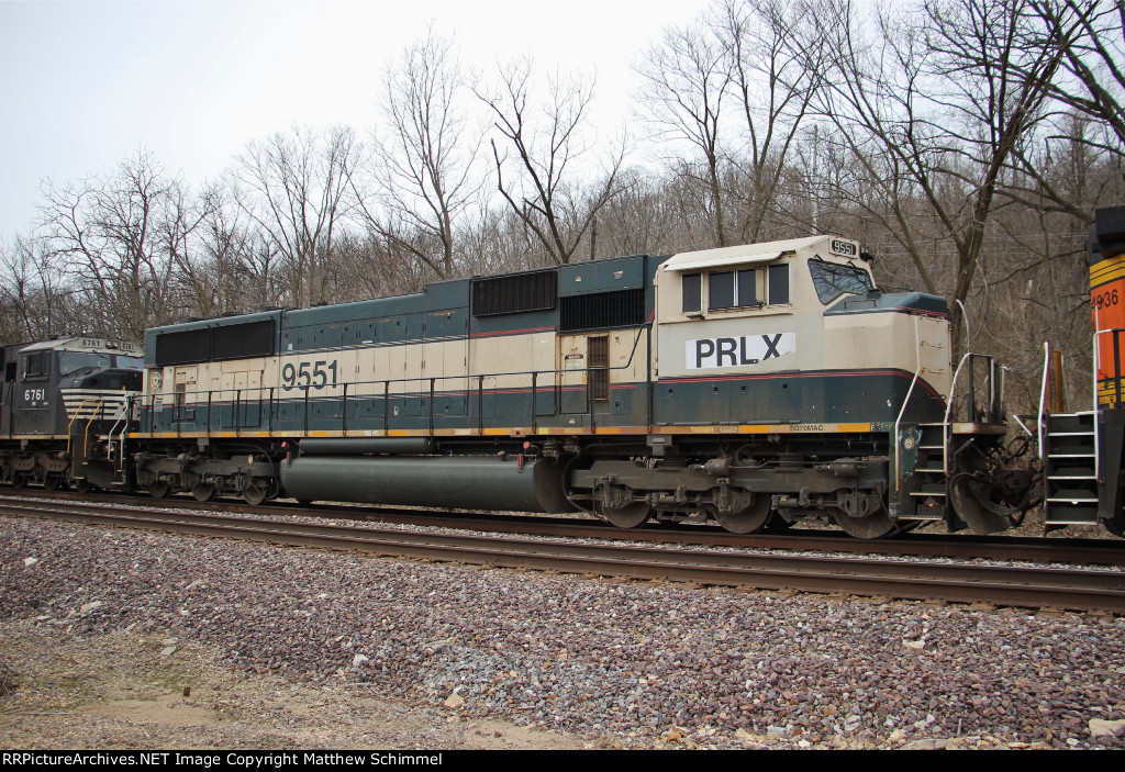 Ex-BNSF 9551 SD70Mac